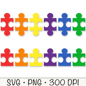 Jigsaw SVG, Jigsaw PNG, Jigsaw Single Individual Piece SVG, Instant ...