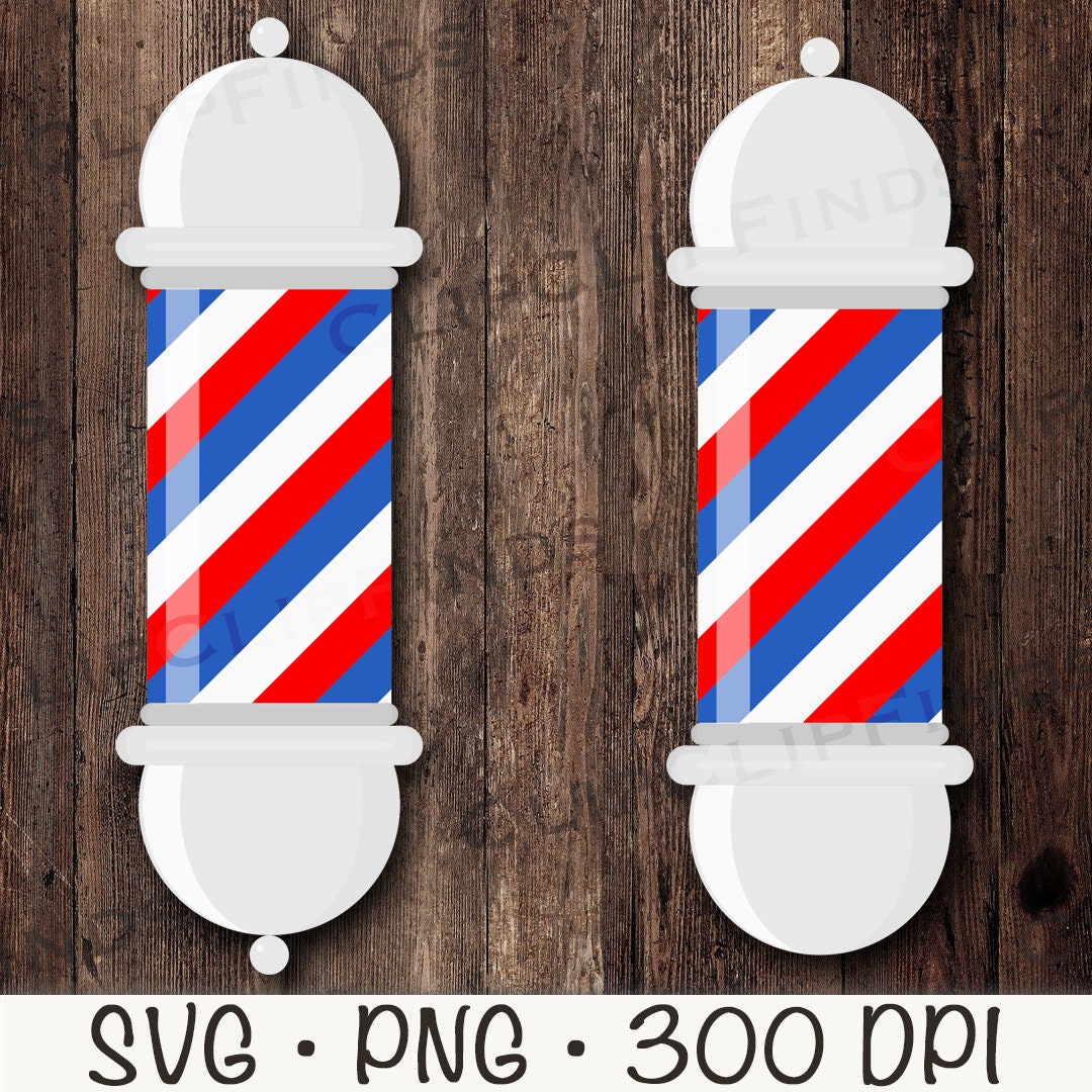 Barber Pole SVG, Barber Pole PNG, Barber Pole Clipart, Digital Download ...
