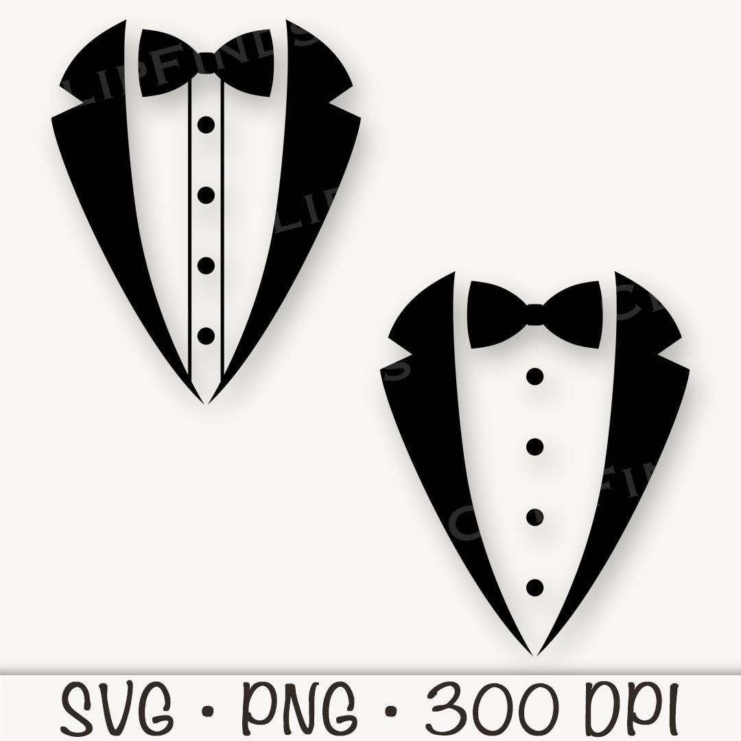 Tuxedo SVG, Groom SVG, Suit Tie PNG, Wedding, Bachelor, Ring Barer, T ...