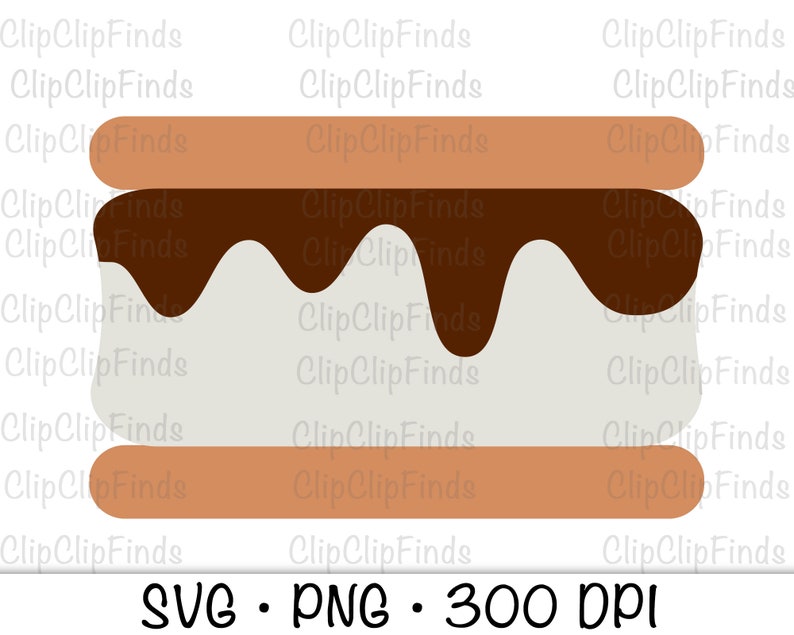 Smores SVG PNG Instant Digital Download - Etsy