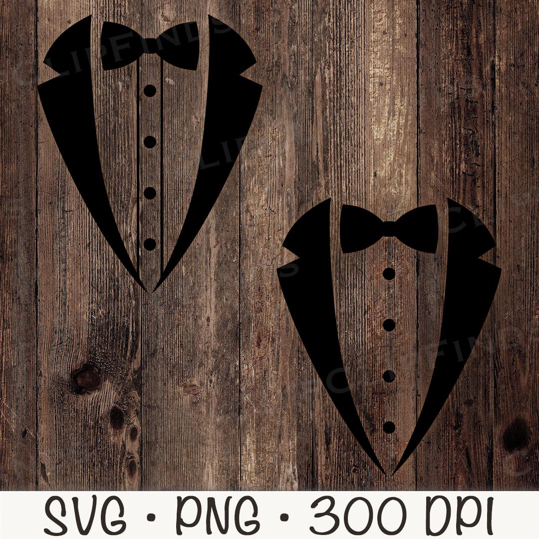 Tuxedo SVG, Groom SVG, Suit Tie PNG, Wedding, Bachelor, Ring Barer, T ...