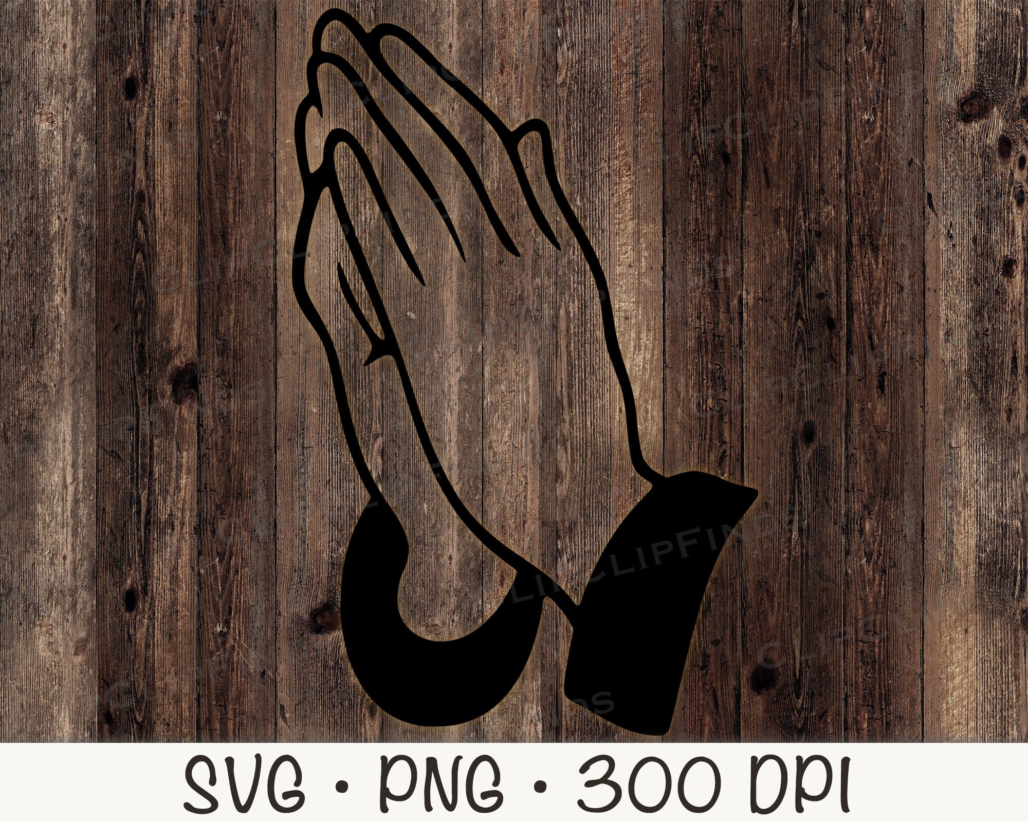Praying Hands SVG Vector Cut File PNG Transparent Background - Etsy Canada