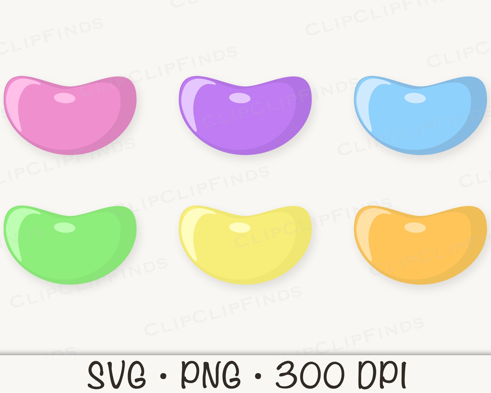 Jelly Beans SVG Jelly Beans PNG Clipart Easter Jelly Beans - Etsy Canada