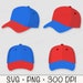 Baseball Hat SVG, Baseball Hat PNG, Baseball Cap Clipart, Digital ...