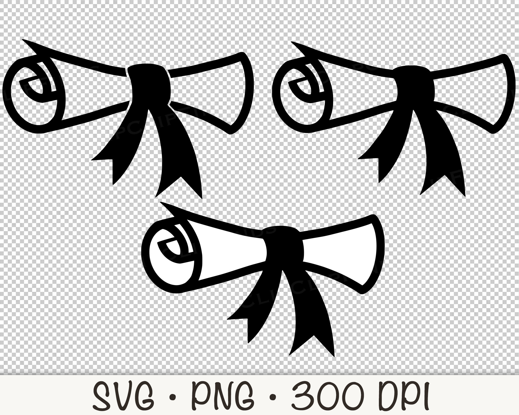 Rolled Diploma Clipart