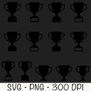 Trophy SVG, Trophy PNG, Trophy Vector, Award, First Place, Medal, Best ...