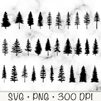Pine Tree Svg - Etsy