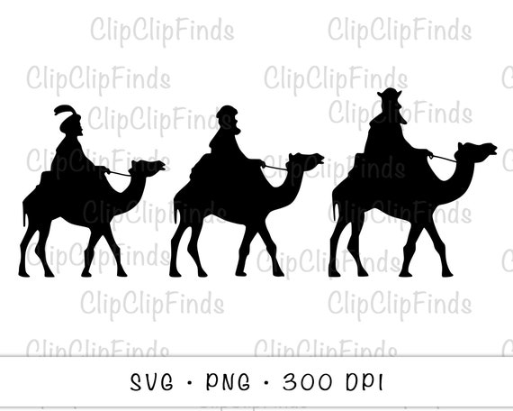 The Three Wisemen Clipart
