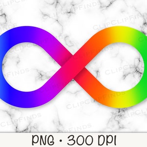 Autism Awareness Rainbow Infinity Symbol, Autism Awareness PNG, Autism ...