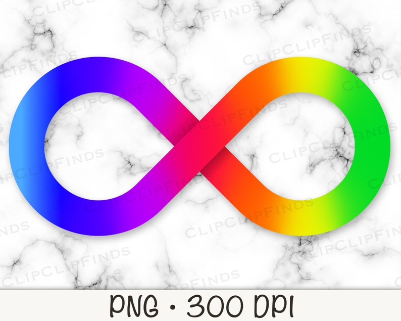 Autism Awareness Rainbow Infinity Symbol Autism Awareness - Etsy