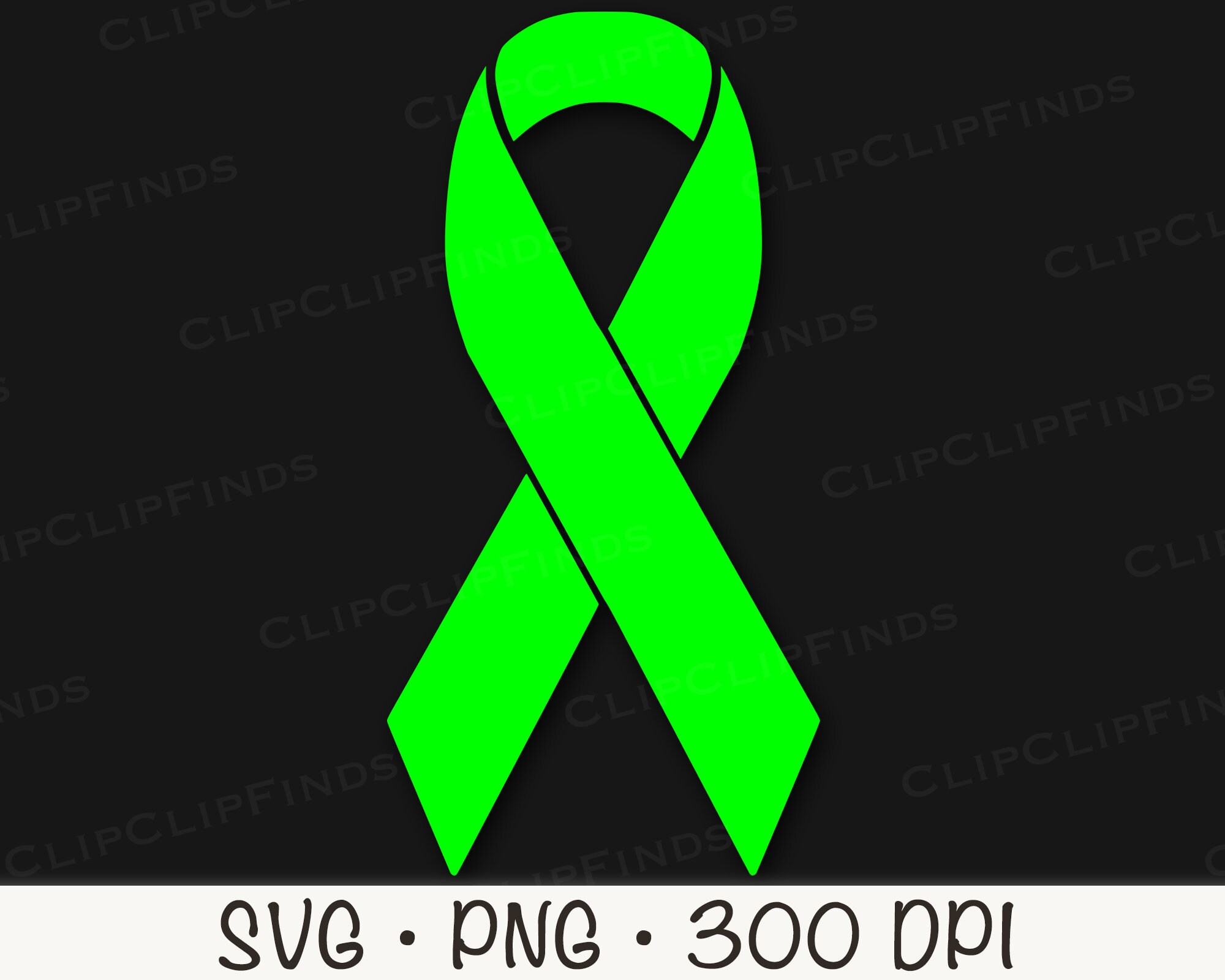 Green Celiac Awareness Ribbon SVG, PNG (digital Download) - Etsy