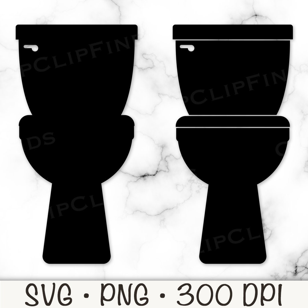Toilet SVG, Toilet Bowl Seat PNG, Restroom Bathroom, Toilet Icon, Potty ...