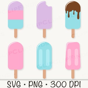 Popsicle Bundle, Popsicle SVG, Popsicle PNG, Popsicle Clipart, Cute ...