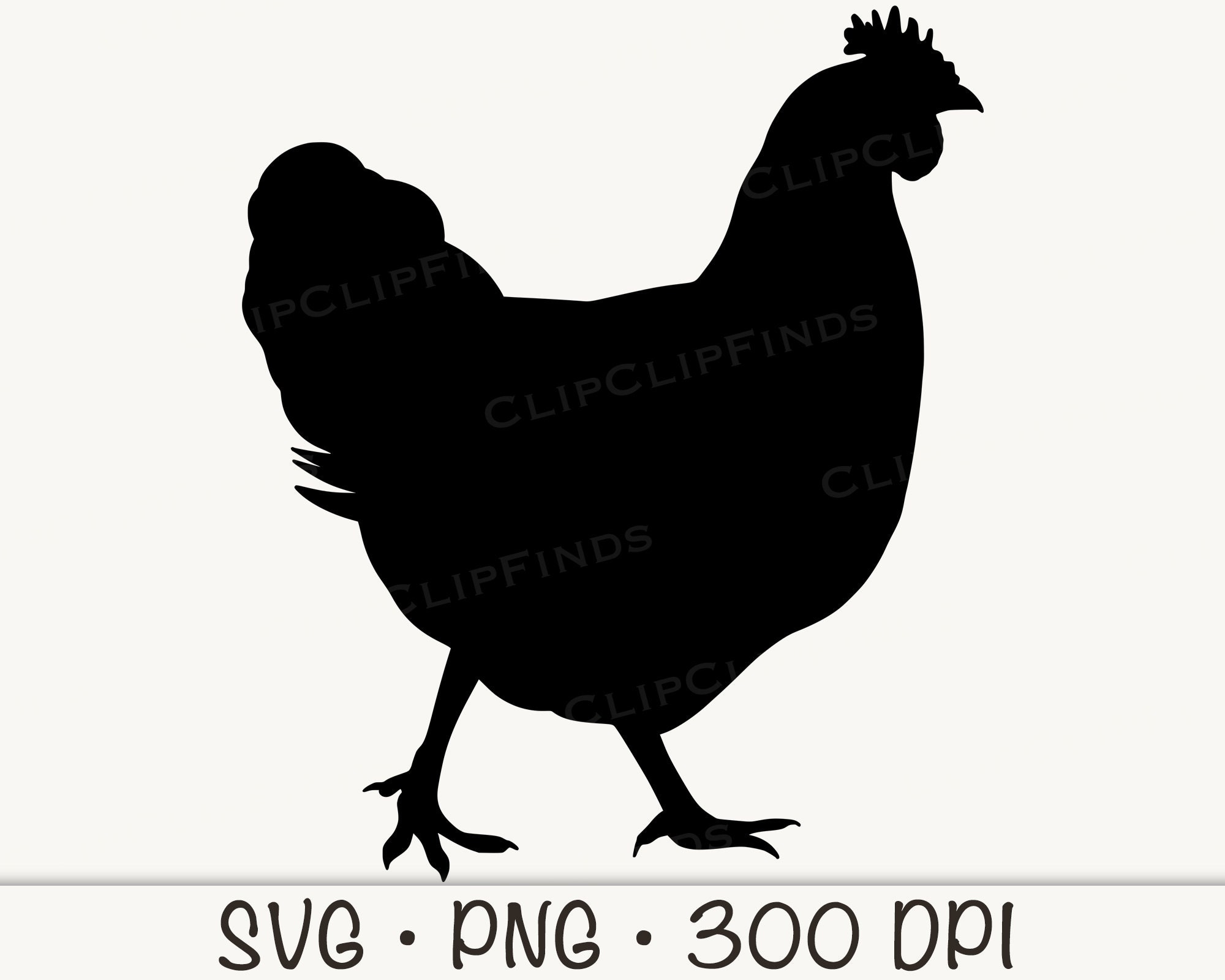 Kip SVG Kip Vector Cut File en PNG Transparante Achtergrond - Etsy ...