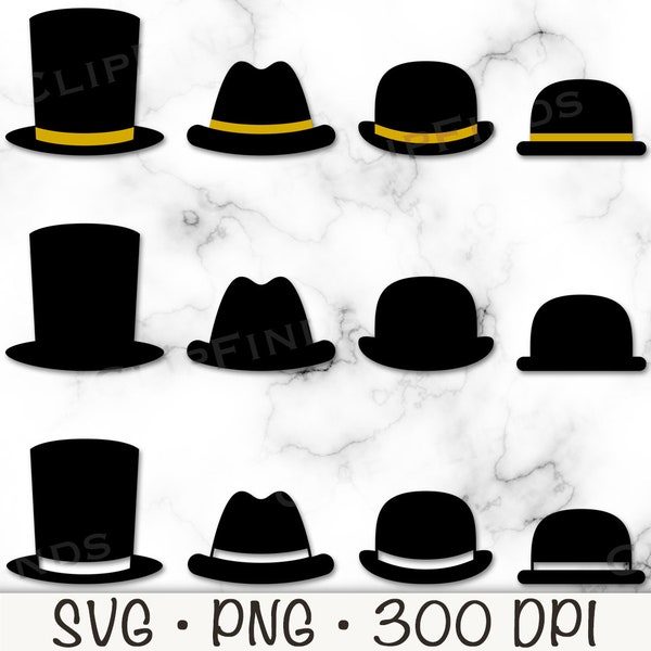 Top Hat Svg - Etsy