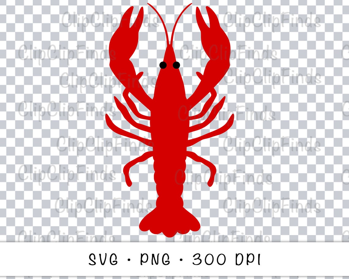Crawfish SVG Crawfish Boil Vector Cut File Crawfish PNG - Etsy