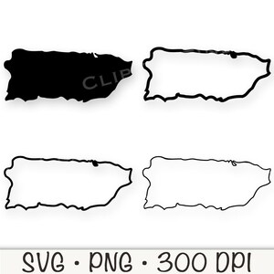 Puerto Rico SVG, Puerto Rico Map SVG, Puerto Rico PNG, Puerto Rico Map ...