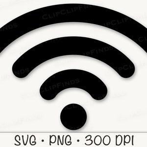 Wifi Icon SVG, Wifi Icon PNG, Instant Digital Download - Etsy