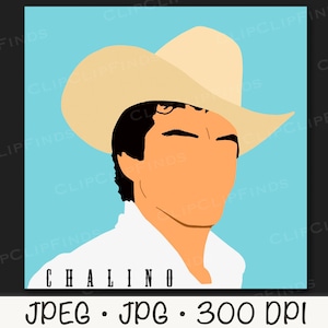 Chalino Sanchez Faceless Drawing JPEG JPG Digital File Instant Download ...