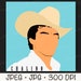 Chalino Sanchez Faceless Drawing JPEG JPG Digital File Instant Download ...