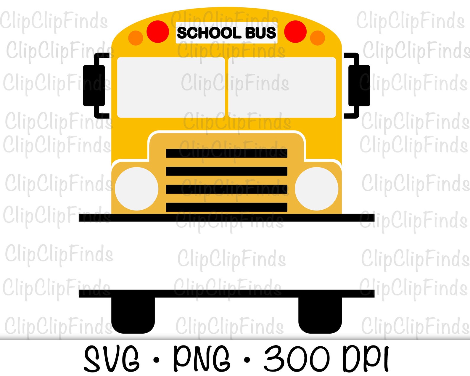 School Bus Split Monogram Bus Driver Teacher Appreciation - Etsy