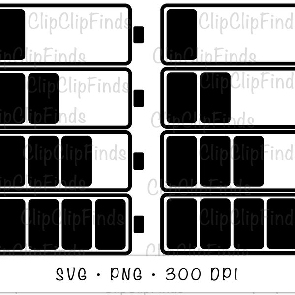 Battery Life Icons - Etsy