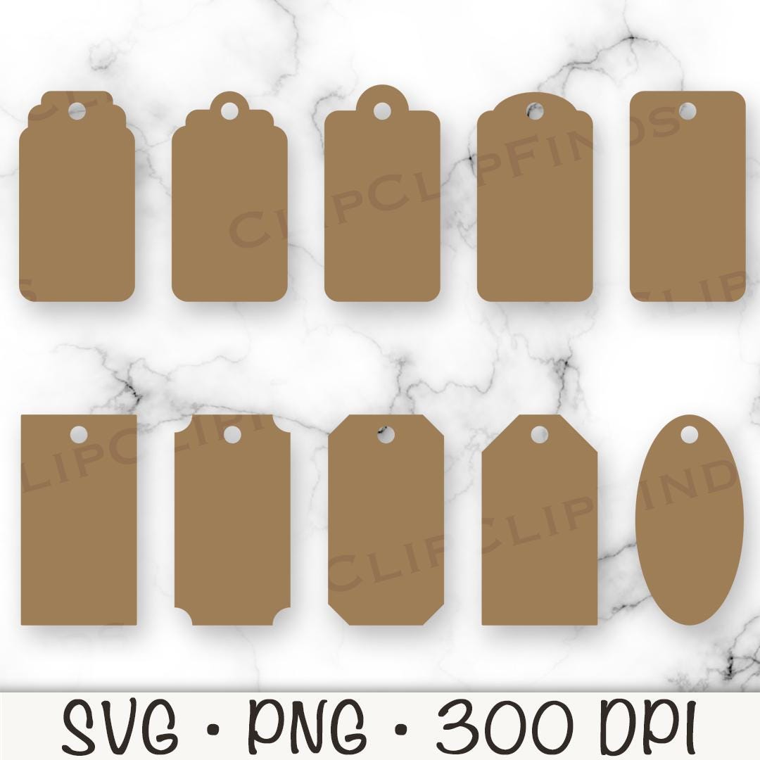 Gift Tags SVG, PNG, Vector, Bundle Pack, Digital Download - Etsy