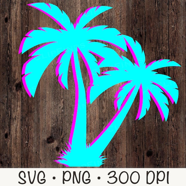 Palm Tree Svg - Etsy