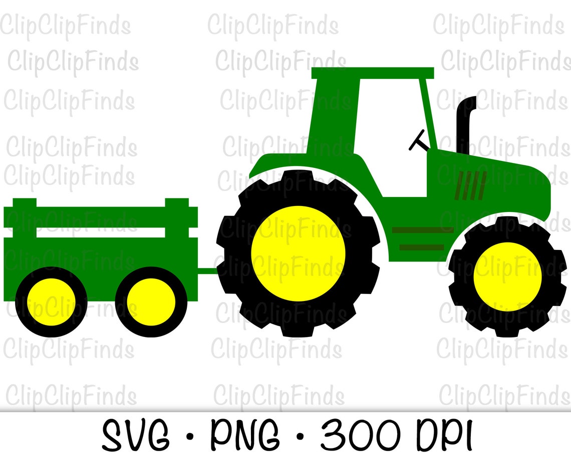 Tractor Kid's Tractor Farm Tractor Truck Wagon SVG - Etsy