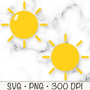 Simple Sun SVG, Minimalist Sun PNG, Sun Icon, Sun Clipart, Sun With ...
