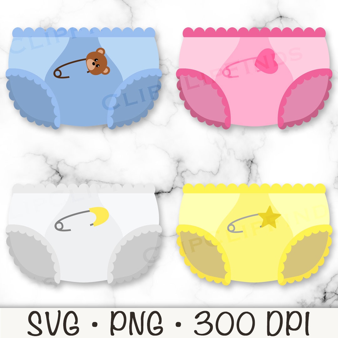 Diapers SVG, Diapers PNG Clipart, Blue Diaper, Pink Diaper, Yellow ...