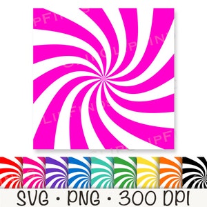 Swirl Digital Paper, Starburst Digital Paper SVG, PNG, Sunburst ...