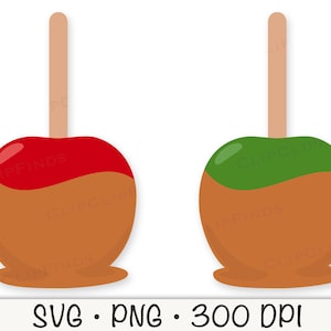 Candy Apple, Caramel Apple, Red Candy Apple, Green Candy Apple, Fall ...