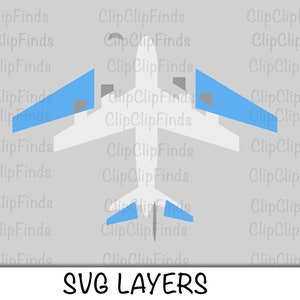 Airplane, Airplane SVG, Airplane PNG, Plane Clip Art, Blue Wings ...