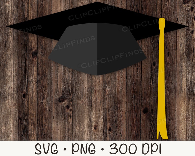 Graduation Cap SVG Graduation Cap and Tassel Graduation Hat - Etsy