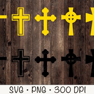 Cross SVG, Cross Bundle Pack, Cross Vector, Christian Cross, Catholic ...