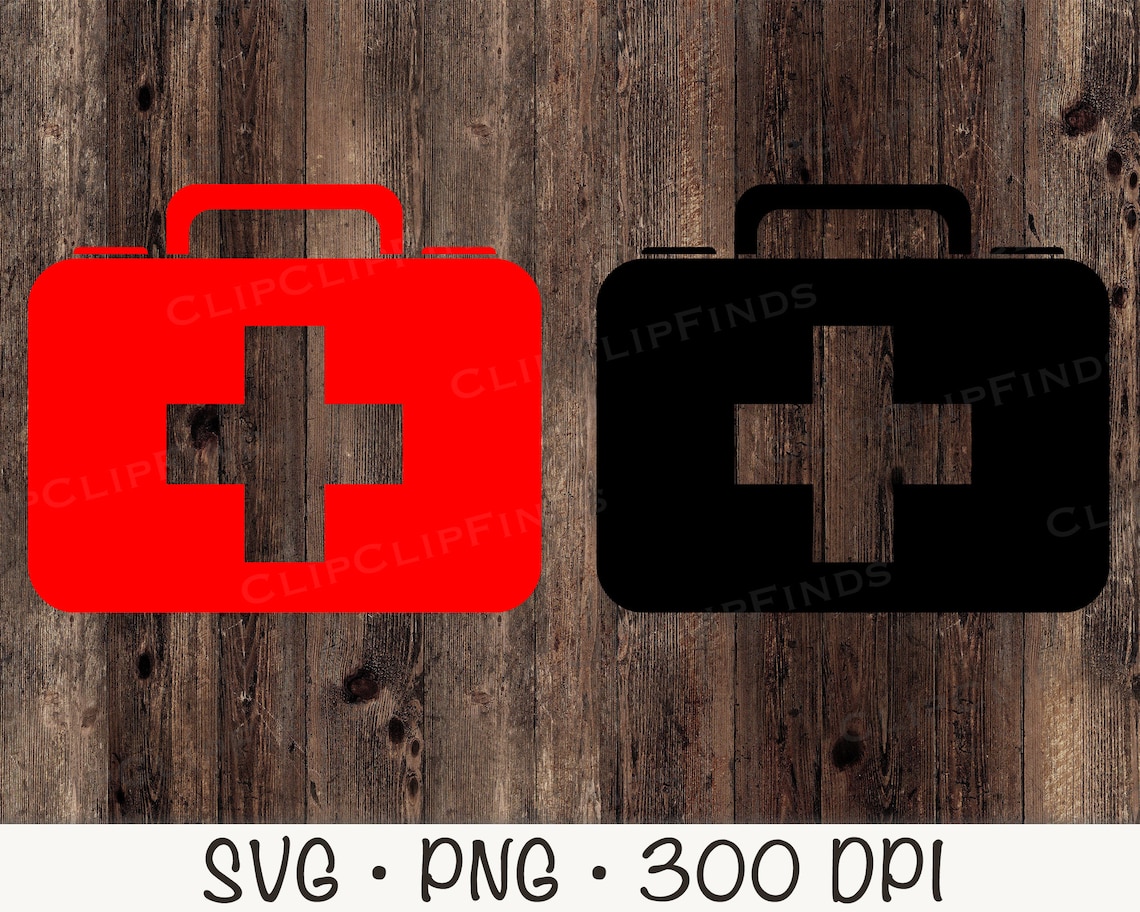 First Aid Kit SVG Vector File and PNG Transparent Background - Etsy