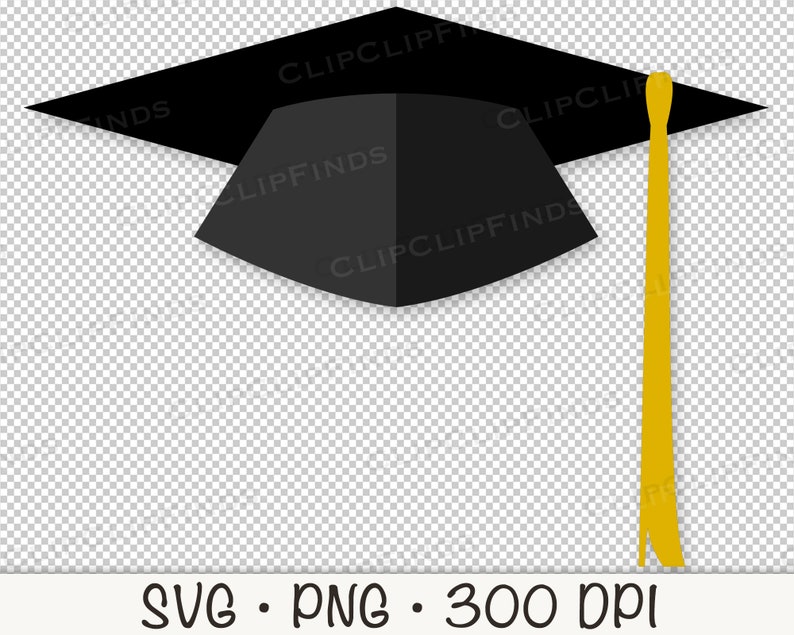 Graduation Cap SVG Graduation Cap and Tassel Graduation Hat - Etsy