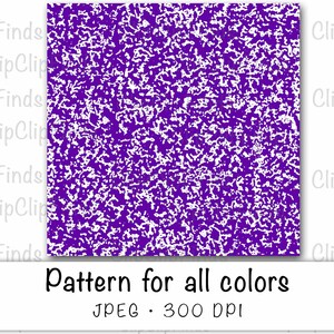 Pack of 10 Colored Composition Notebook Digital Wallpaper JPEG - Etsy