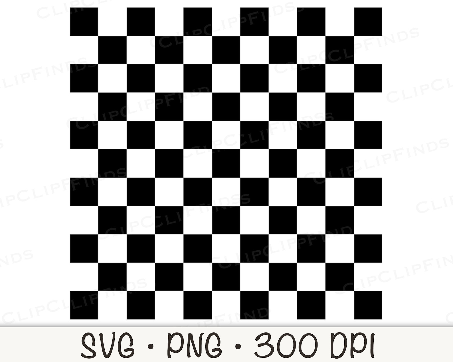 Checkerboard Pattern SVG, PNG, Transparent Background, Instant Digital ...