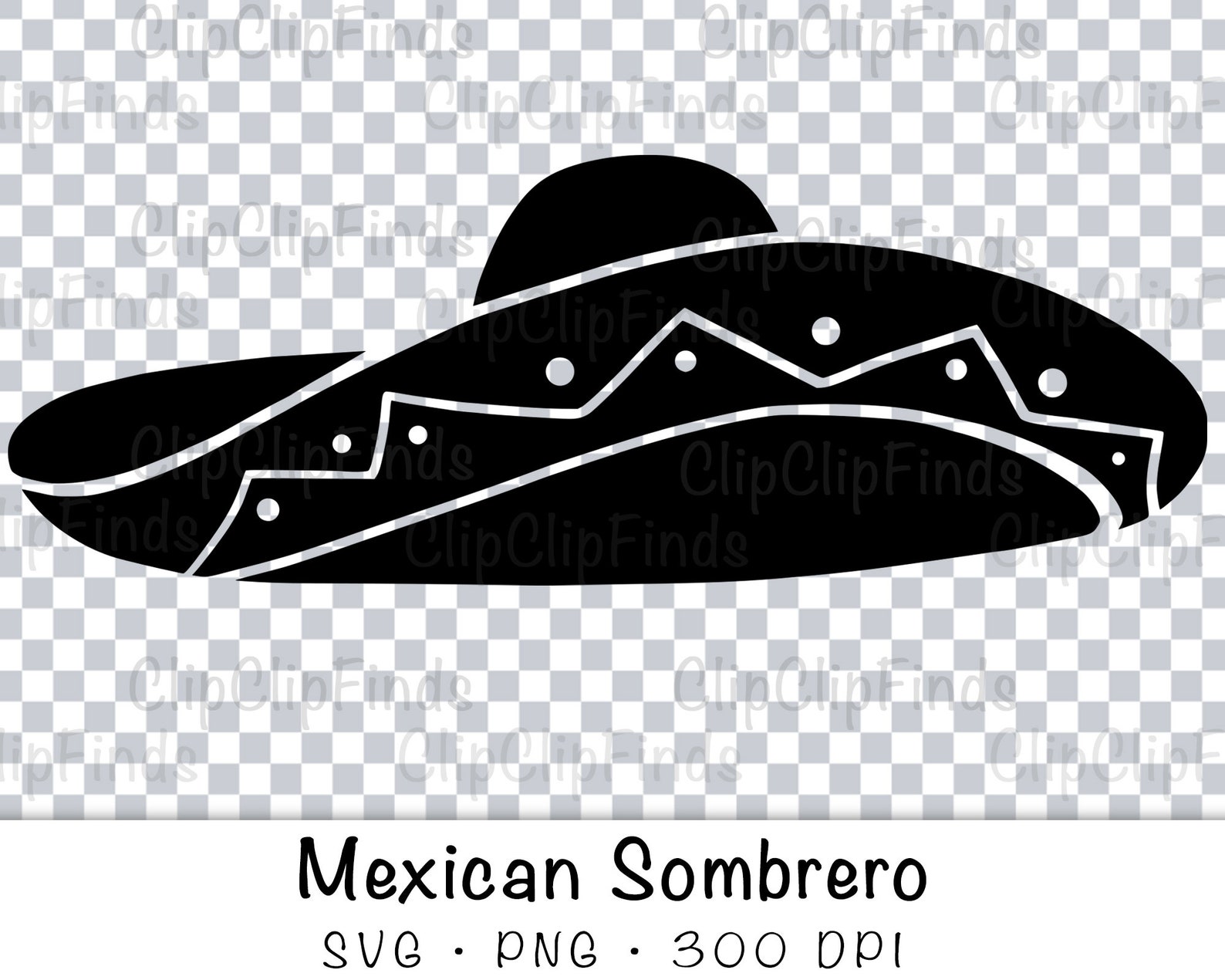 Sombrero Mexican Fiesta Sombrero Mariachi SVG Vector Cut - Etsy