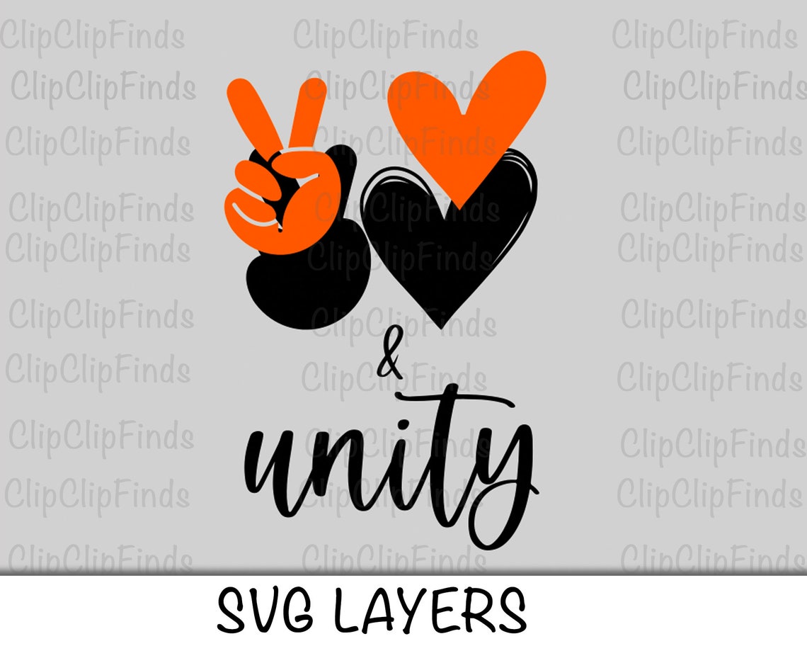 Unity Day SVG Vector Cut File and PNG Transparent Background - Etsy