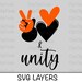 Unity Day SVG Vector Cut File and PNG Transparent Background Clip Art ...