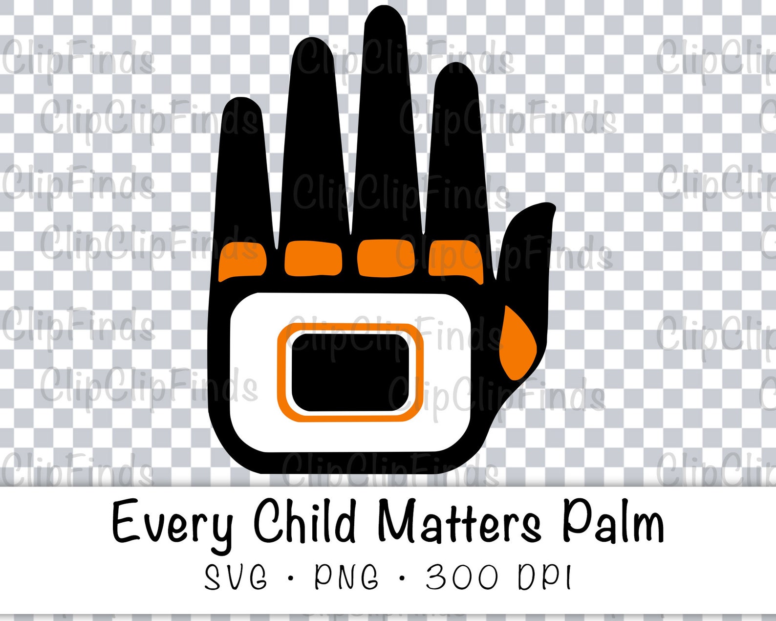 Every Child Matters Hand Palm SVG Vector File and PNG - Etsy