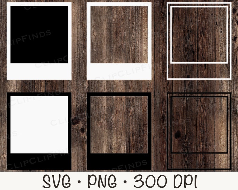 Retro Picture Frames, SVG PNG, Instant Digital Download - Etsy