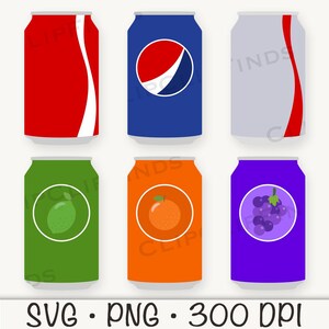Soda Clipart, Soda PNG, Soda SVG, Soft Drinks, Summer Drink, Soda Pop ...