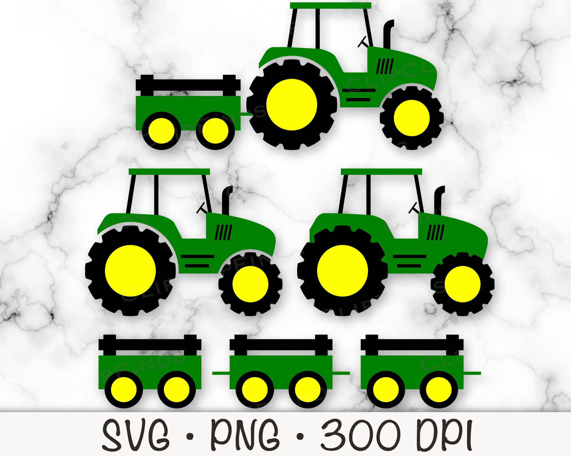 Tractor Truck SVG Green Tractor Truck Bundle Truck With - Etsy Ireland