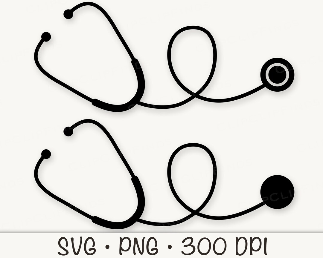 Stethoscope SVG, Nurse, Doctor, Medical, NP, Rn, Vector Cut File and ...