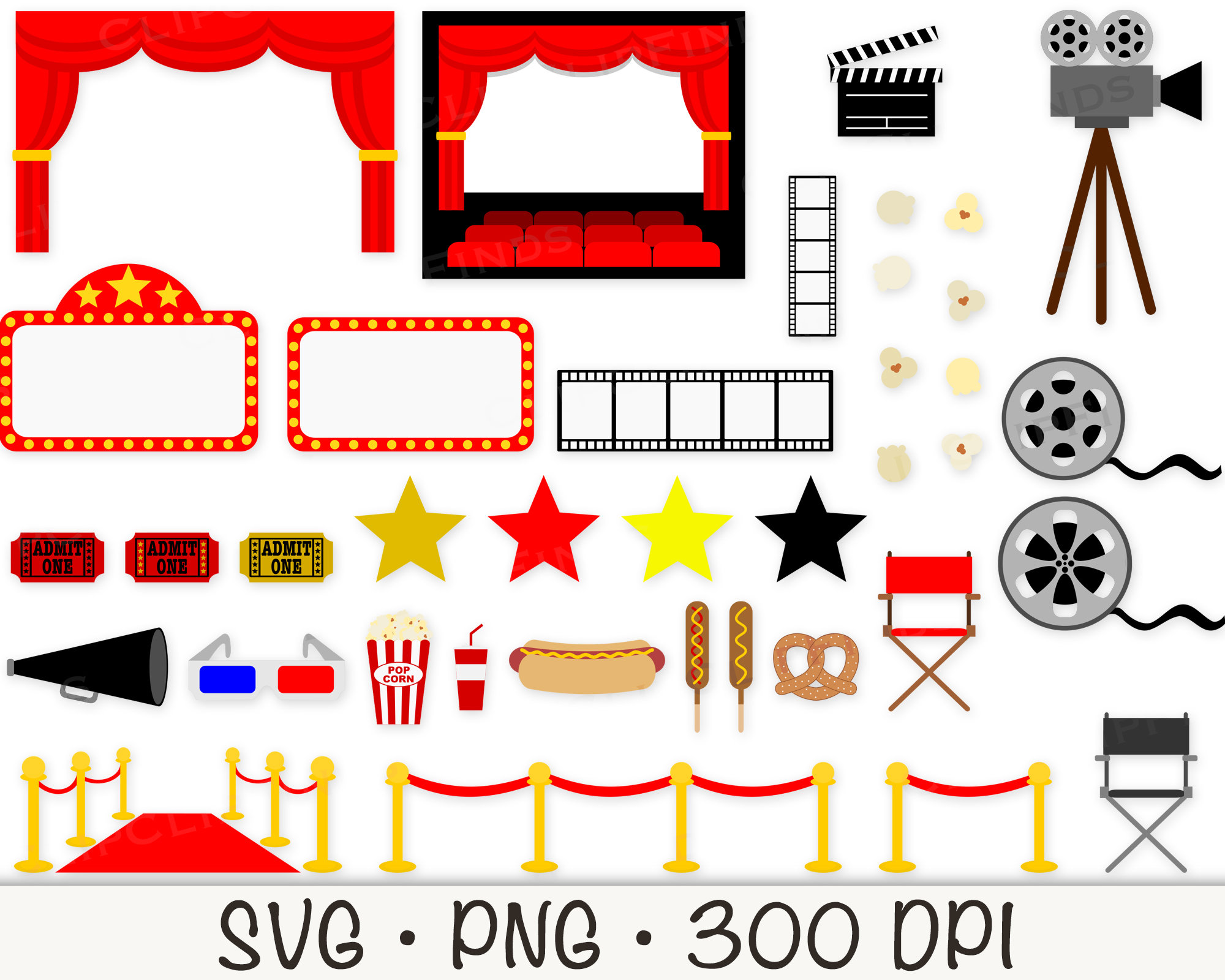Clipart Movie Theater
