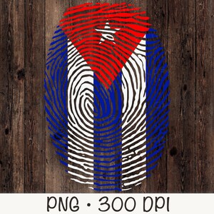 Cuban Flag Finger Print, Patria Y Vida, PNG Transparent Background ...